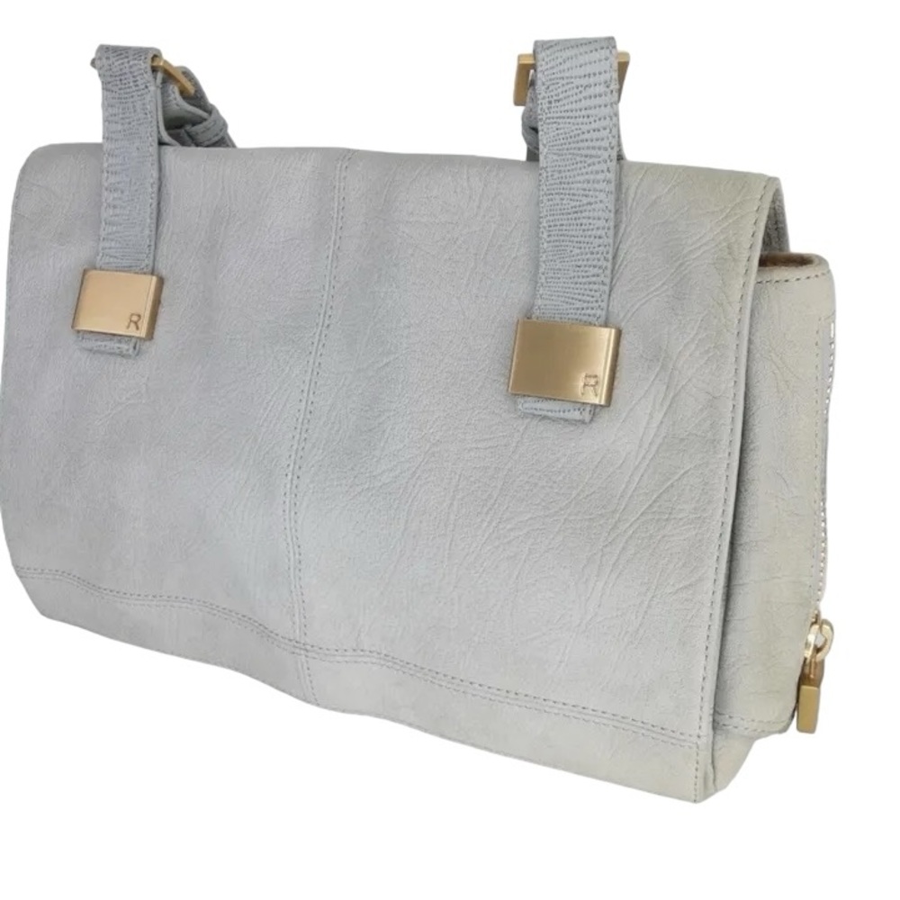 Reiss Bag Tote Nya Grey Leather - Gem